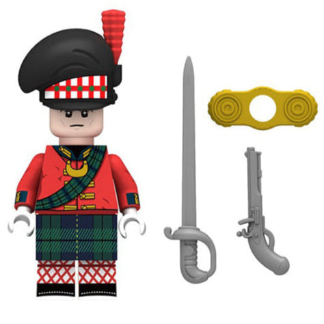 Officer of the Highland Infantry Scottish Soldier Minifigure ...