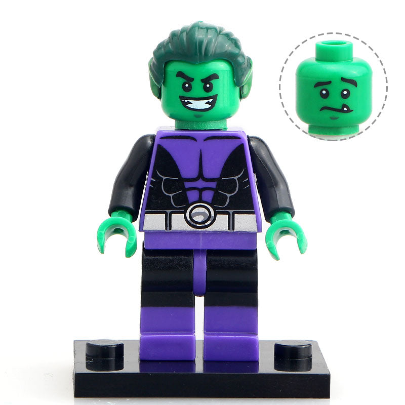 Beast Boy Custom DC Comics Superhero Minifigure – Minifigure Bricks