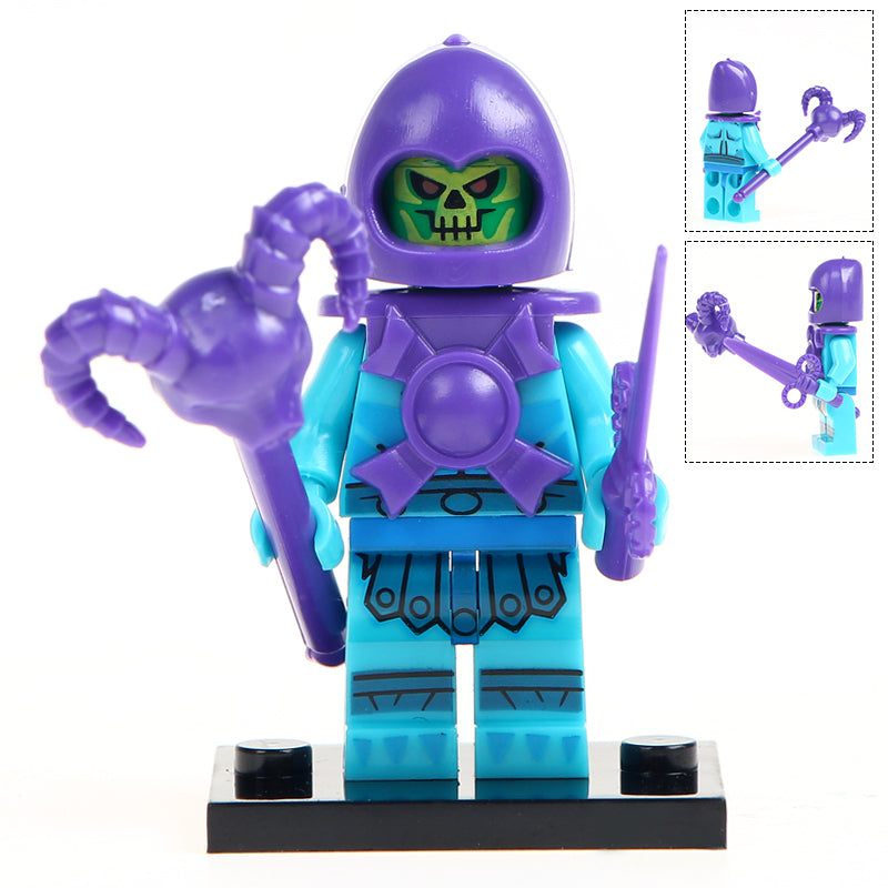 Skeletor Minifigure from Masters of the Universe – Minifigure Bricks
