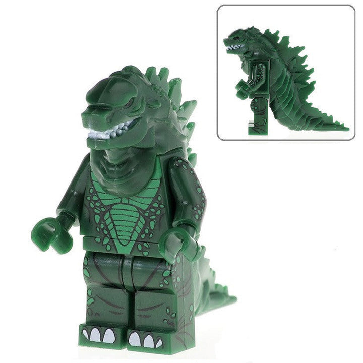 Godzilla Green Monster Horror Movie Minifigure – Minifigure Bricks