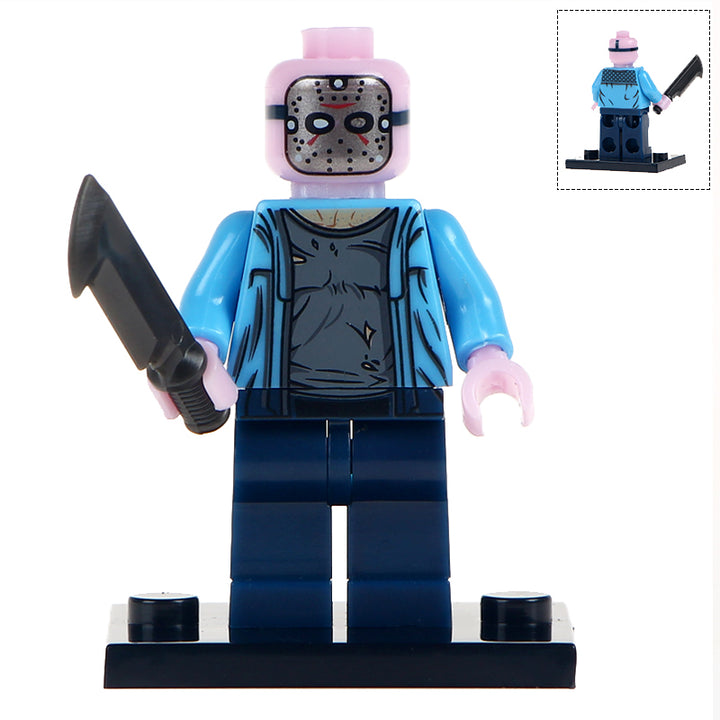 Jason Voorhees Horror Movie Custom Minifigure – Minifigure Bricks