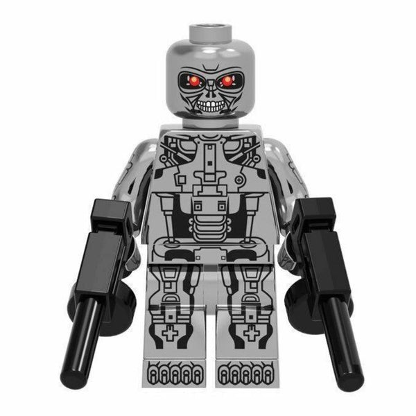 The Terminator T-800 Custom Minifigure – Minifigure Bricks