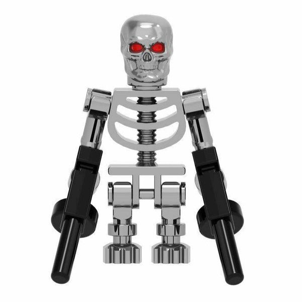 The Terminator T-800 Endoskeleton Custom Minifigure – Minifigure Bricks