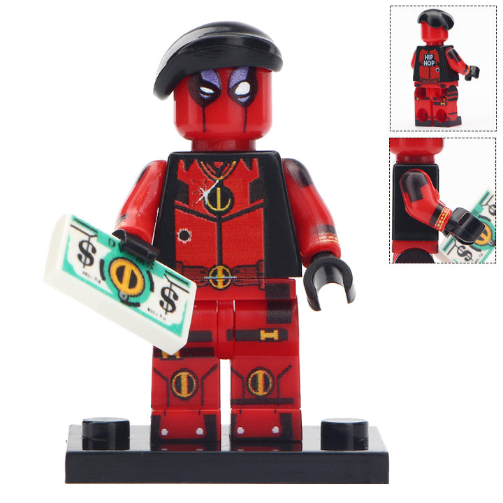 Deadpool Hip Hop custom Superhero Minifigure – Minifigure Bricks
