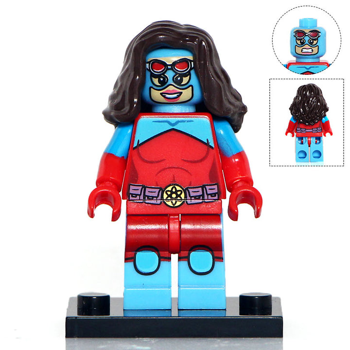 Queen Atomia DC Comics Superhero Minifigure – Minifigure Bricks