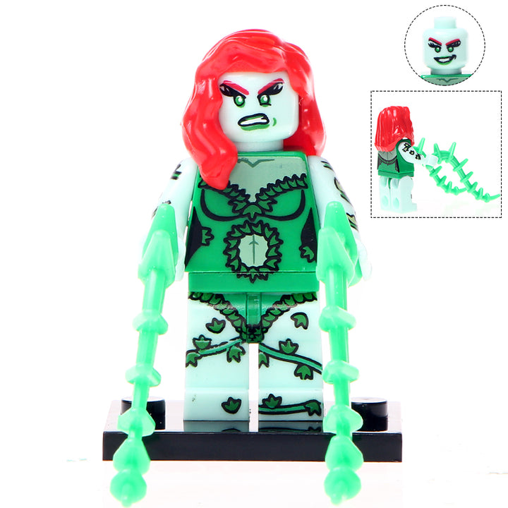 Poison Ivy custom DC Comics Superhero Minifigure – Minifigure Bricks