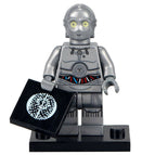 C-3PO Silver Protocol Droid custom Star Wars Minifigure – Minifigure Bricks