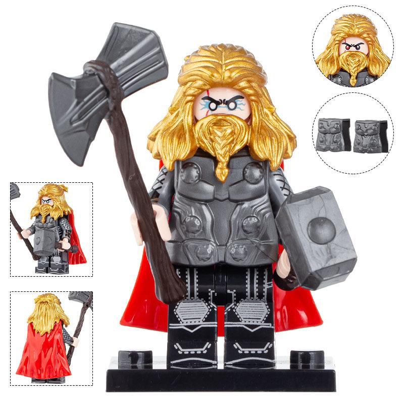 Thor Custom Marvel Superhero Minifigure – Minifigure Bricks