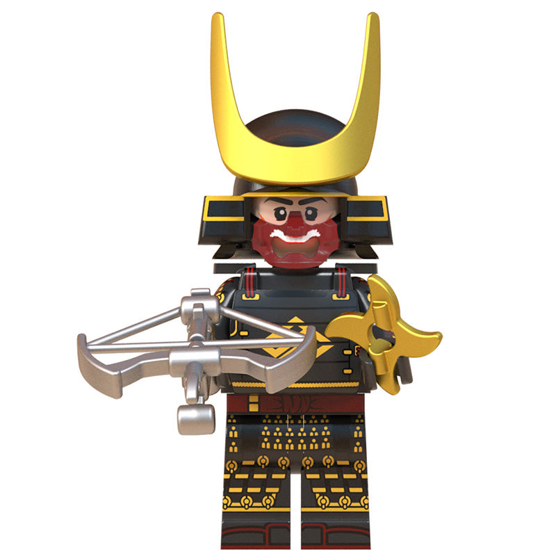 Japanese Samurai with Crossbow Custom Minifigure – Minifigure Bricks