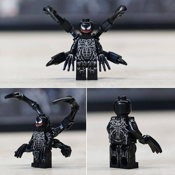 Venom Custom Marvel Superhero Minifigure – Minifigure Bricks