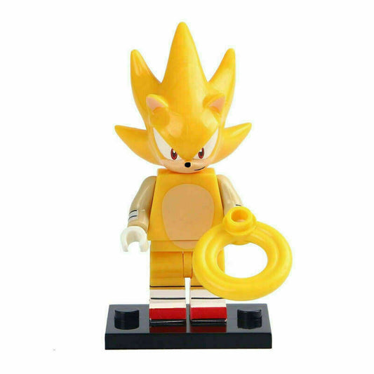 Super Sonic the Hedgehog Custom Minifigure – Minifigure Bricks