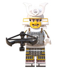 Japanese White Samurai Custom Minifigure – Minifigure Bricks