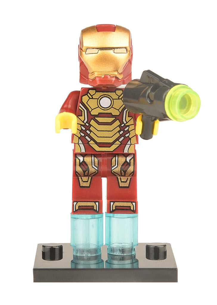 Iron Man Custom Marvel Superhero Minifigure – Minifigure Bricks