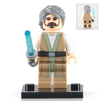 Classic Old Luke Skywalker Star Wars Minifigure – Minifigure Bricks