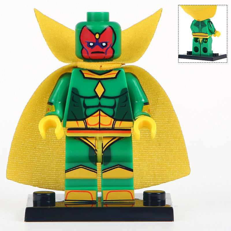 Vision Classic Custom Marvel Superhero Minifigure – Minifigure Bricks