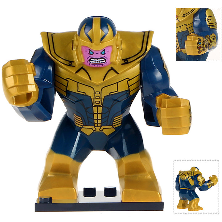 Thanos Supersized Marvel Superhero Minifigure – Minifigure Bricks
