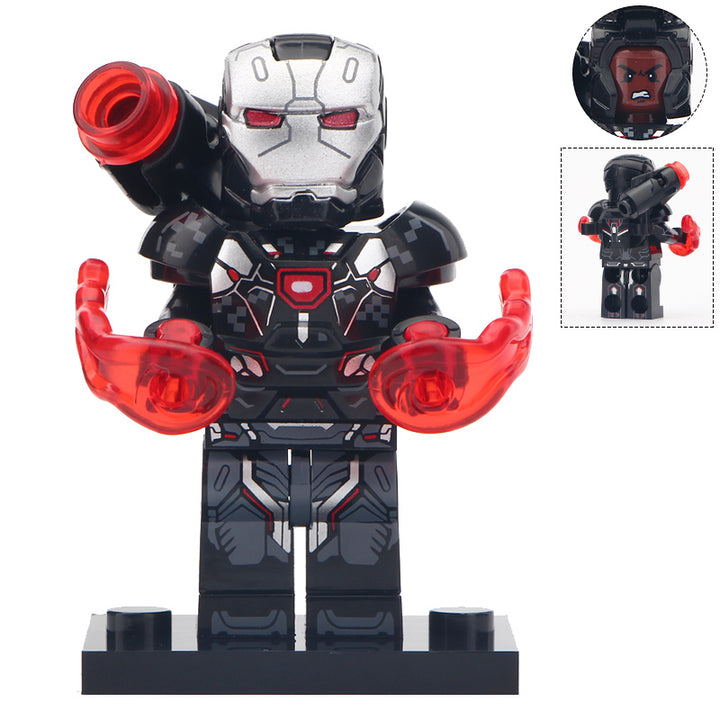 War Machine Custom Marvel Superhero Minifigure – Minifigure Bricks