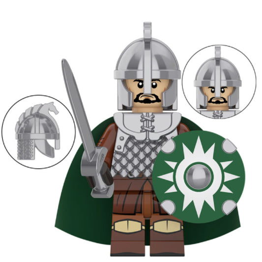 Rohan Warrior custom Lord of the Rings Minifigure – Minifigure Bricks