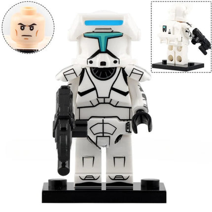 White Squad Clone Commando custom Star Wars Minifigure – Minifigure Bricks