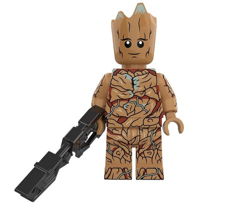 Groot Custom Marvel Superhero Minifigure Guardians of the Galaxy ...