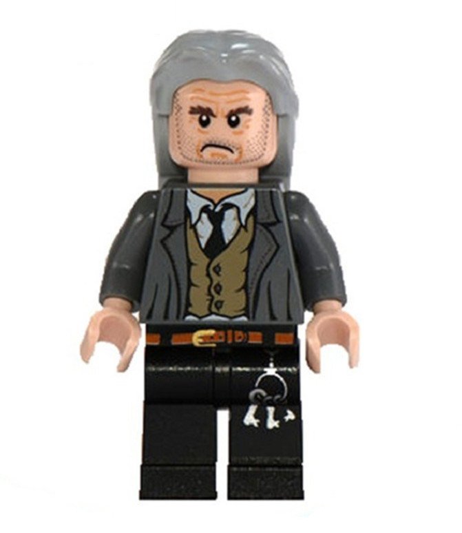 Argus Filch custom Harry Potter Series Minifigure Hogwarts Caretaker ...